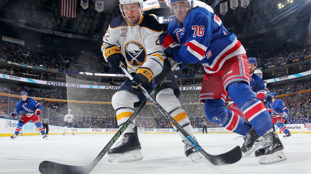 Rangers visit Eichel and the Sabres for first time this season